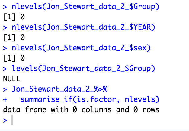 Learning R with a little help from Jon Stewart | by Maeve Kline | Medium