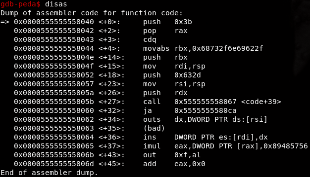 x64 SLAE — Assignment 5: Shellcode Analysis | by Adam | Medium