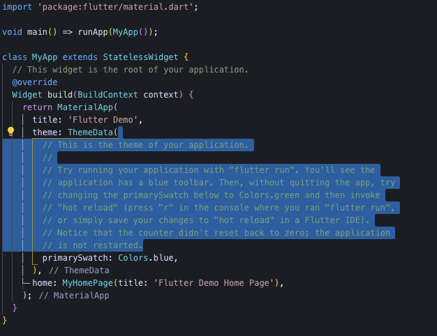 Flutter : Remove All Comment in Starter Counter App Instantly | by ...