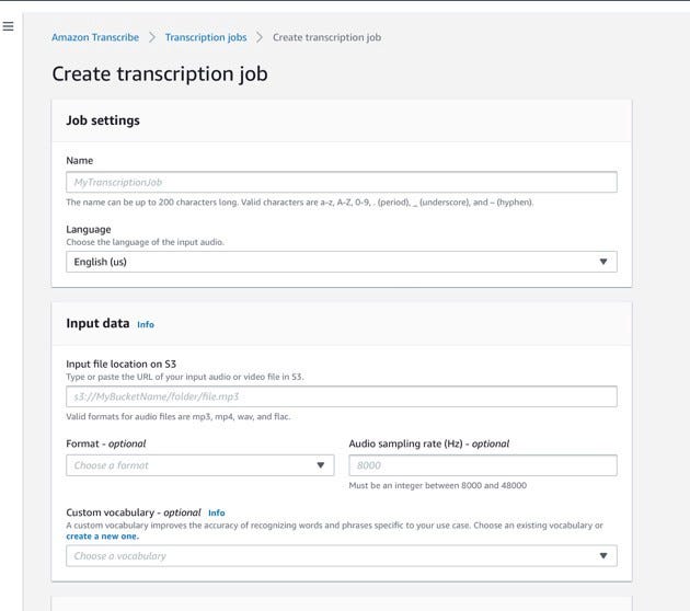 Audio-Analysis using AWS Transcribe | by Wakeupcoders | Medium