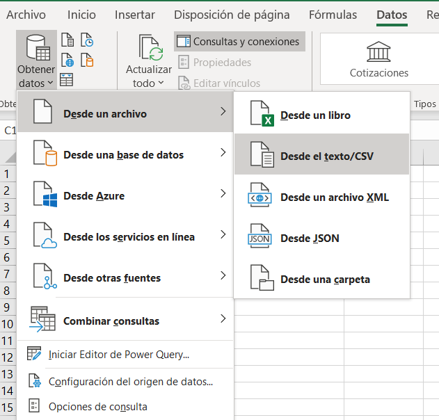Cargar archivos CSV en Excel con Power Query | by Matias Monticelli | Medium