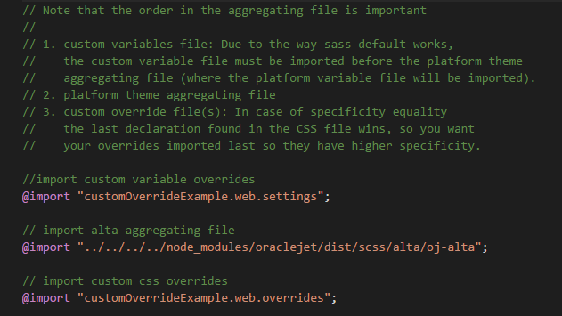 Including your override SASS partials in an Oracle JET theme | by Daniel Curtis | Oracle ...