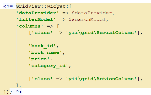 Custom GridView Yii 2. สวัสดีอีกครั้งนะคะทุกคนวันนี้จะมาแบ่งปัน… | by Vara | Medium