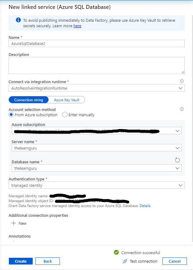Azure Managed Identity Authentication For Azure Sql Db Using Azure Data Factory By Ashish