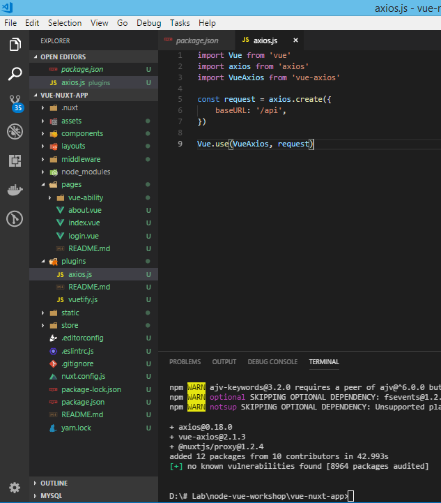 Note : บันทึก Workshop สร้าง Website ด้วย Node.js + Vue.js #Part 6 | by Artdvp | Medium