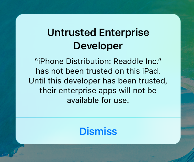 apple developer provisioning profile expired