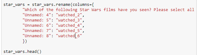 Star Wars Survey— Cleaning, Exploring Data set for Beginners | by ...