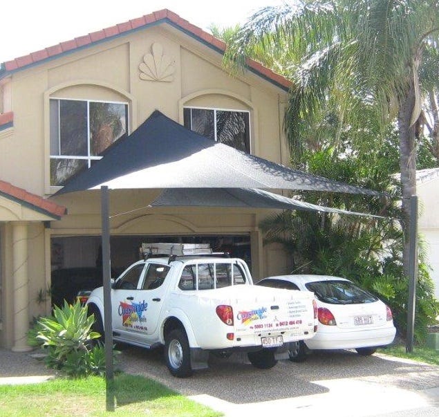 Driveway Sail Shades Design for Your Style | by Hunter Canvas & Shade ...