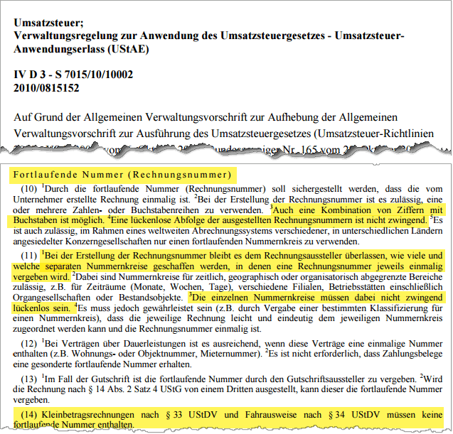 Fortlaufende Rechnungsnummer: Die Nummer mit den Rechnungsnummern | by ...