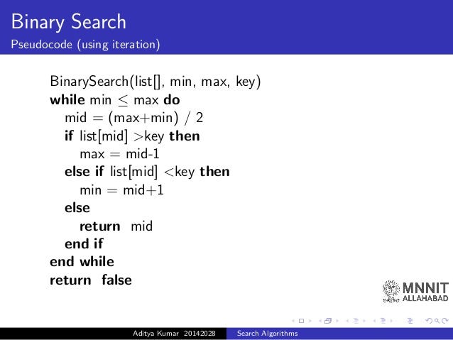 A Brief Excursion To Binary Search And Binary Tree A Short Introduction To Data Structures And