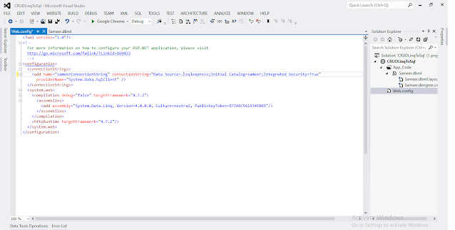 CRUD Operation Using LINQ to SQL CREATE and READ UPDATE and DELETE | by Sameer Gaikwad | Feb ...