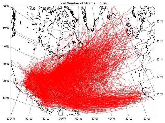 Hurricane Path Prediction using Deep Learning | by Kamban Parasuraman ...