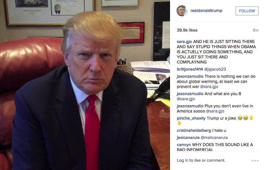 Donald Trump’s Favourite Instagram Filter is Lo-Fi | by Crowdbabble ...