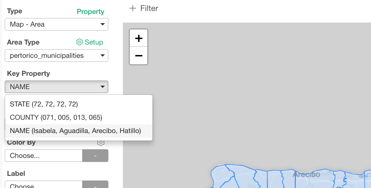 How to Visualize with Custom GeoJSON Map— Puerto Rico | by Kan Nishida | learn data science