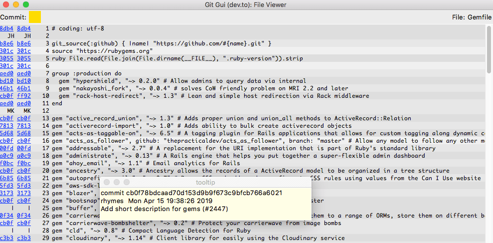 How to use git blame effectively. Git blame is used to see the last ...