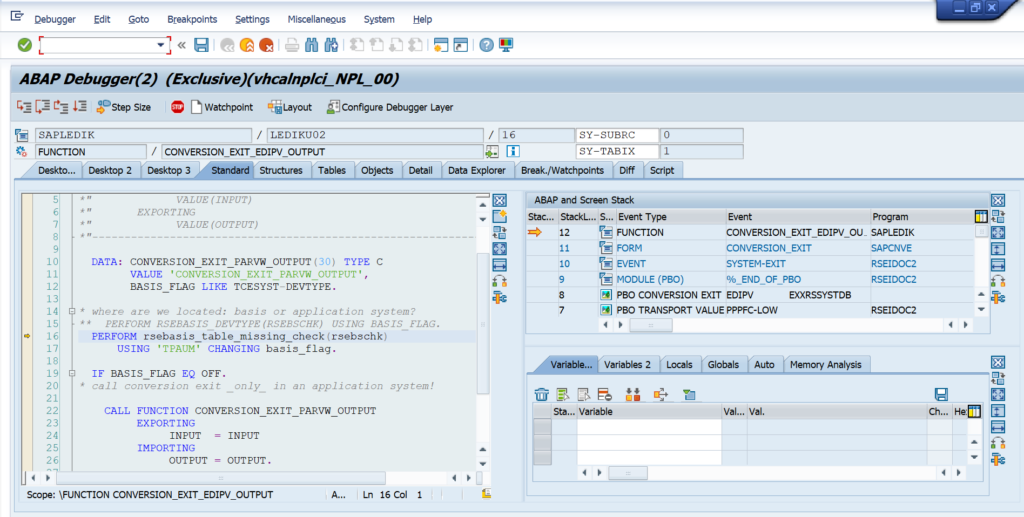 The ABAP Debugger (Part I) — Overview | by Matthew Tice | Medium