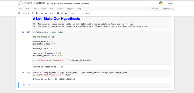 Hypothesis Testing Using T Test Using Inferential Statistics And Python By Pramodaiml The 1656