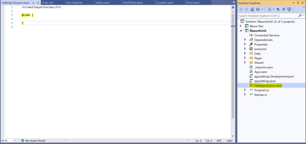 bUnit for Blazor and How to Integrate it in Azure Pipeline | by Rajeshwari Pandinagarajan ...