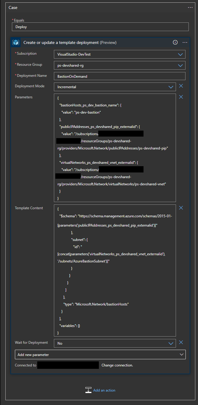 Azure Bastion Automated Deployment Using Azure Logic App