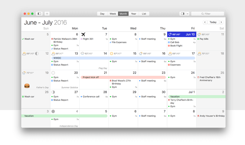Best Calendar App Designs And How To Prototype Your Own By Justinmind 