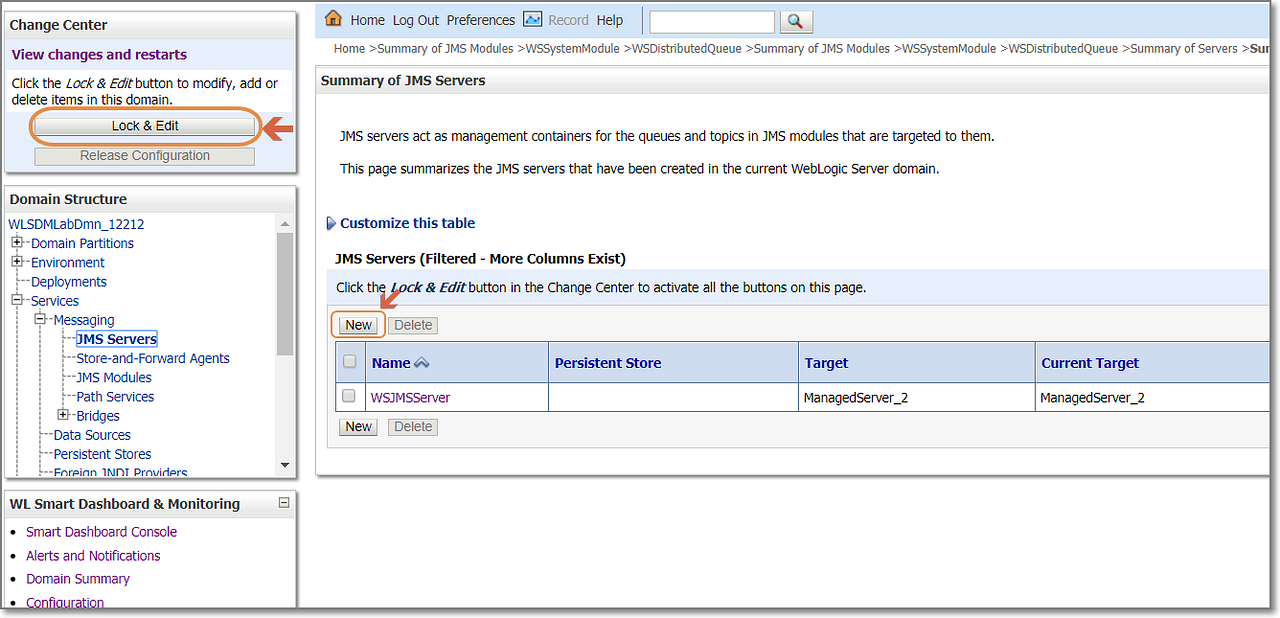 Oracle WebLogic JMS Overview and Monitoring JMS Servers, Messages, Queues by using WLSDM | by ...