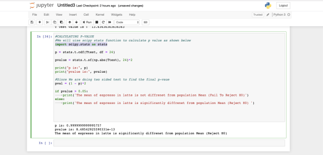 Hypothesis Testing Using T Test Using Inferential Statistics And Python By Pramodaiml The 