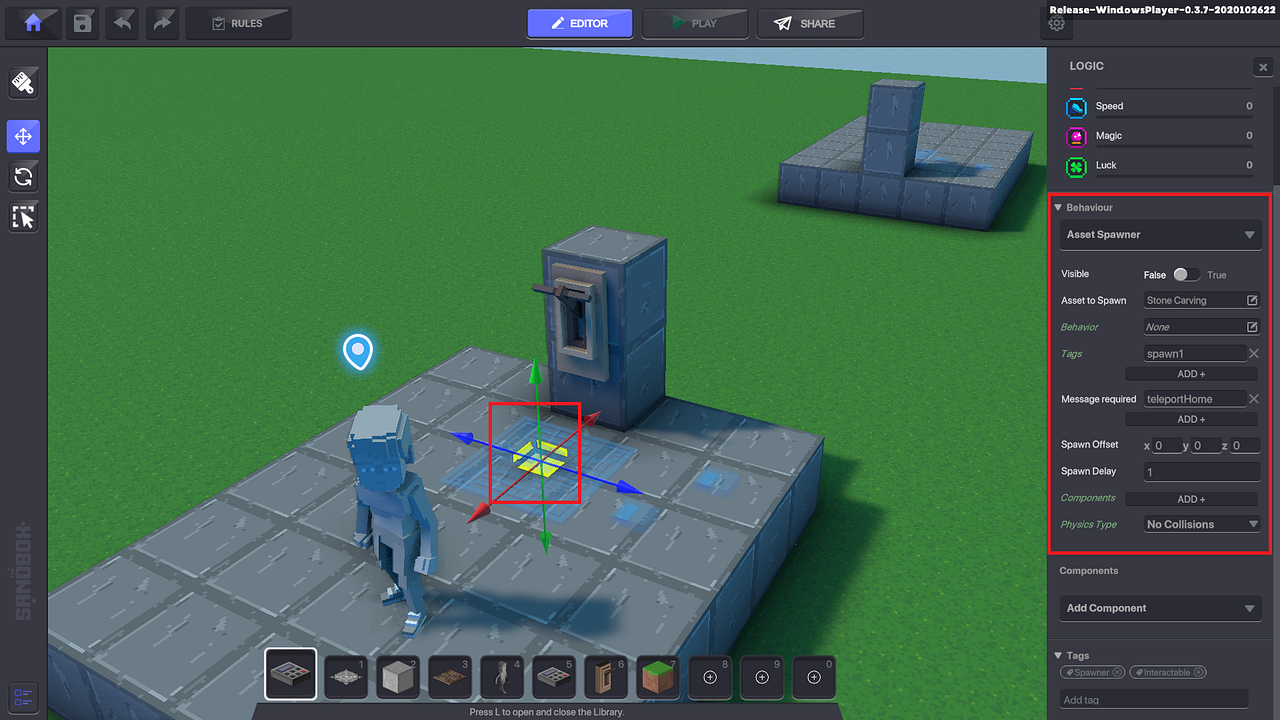 How to: 2-way teleport system -The Sandbox Game Maker v0.37 | by The ...