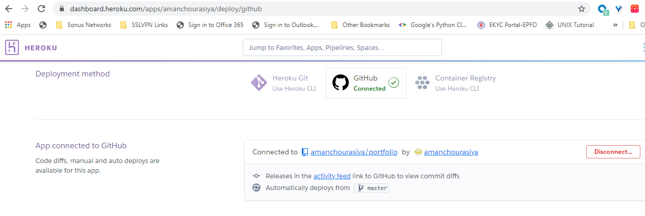Deploying Django App On Heroku From Github Repository By