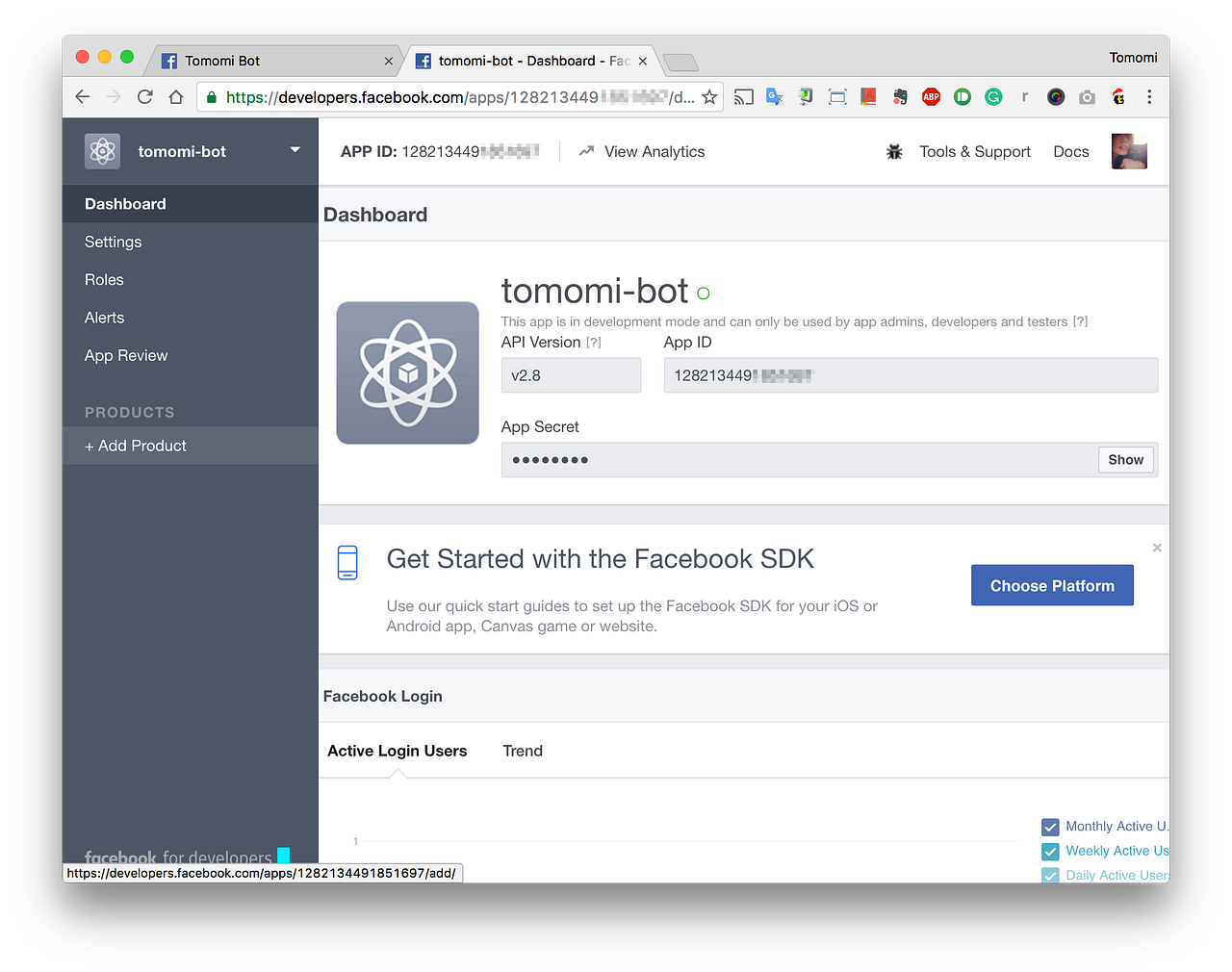 Creating a Simple Facebook Messenger AI Bot with API.ai in Node.js | by Tomomi Imura | Dev Tutorials