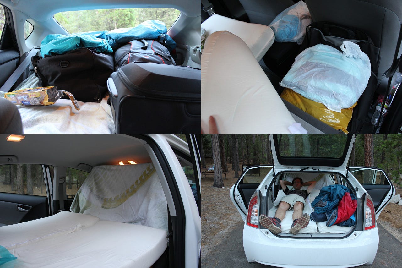 Travelling hacker style. I.e.: sleeping in a Toyota Prius | by András ...