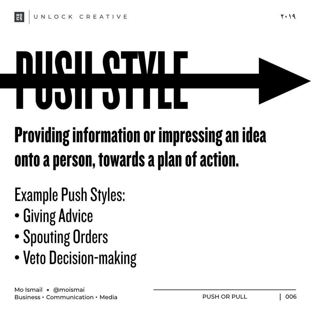 PUSH the different styles PULL of persuasion to influence ⬅ | by Ruslan ...