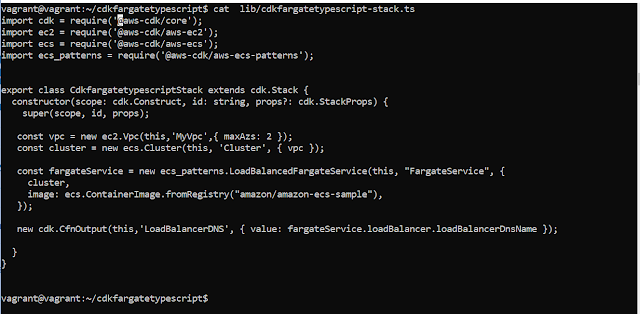 Using CDK for Fargate load-balanced-service using Typescript | by Nikhil Bhoj | Medium
