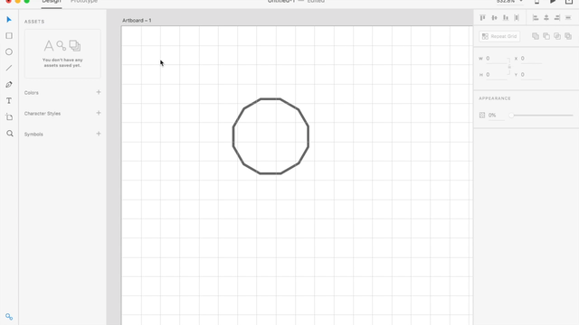 [XD] Draw regular polygons by using build in ‘Rectangle’ tool | by Rice ...