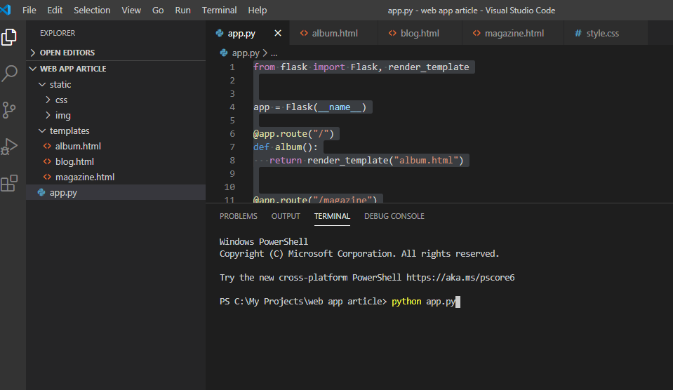 How to create a web app using Flask. | by Hari Lee | Noteworthy - The ...