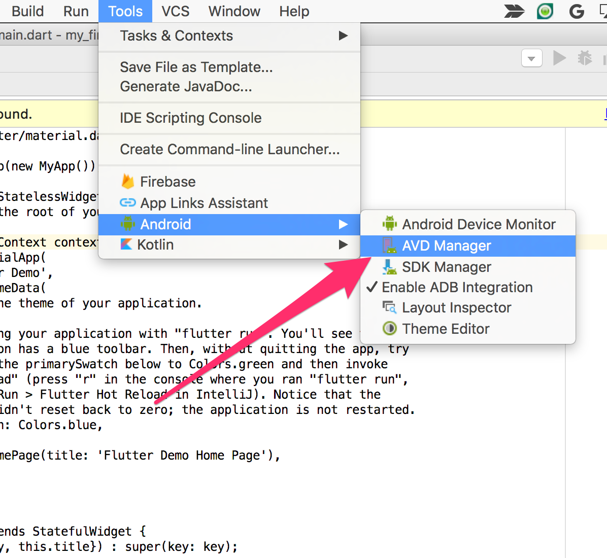 Installing Flutter On A Mac And Running Your First