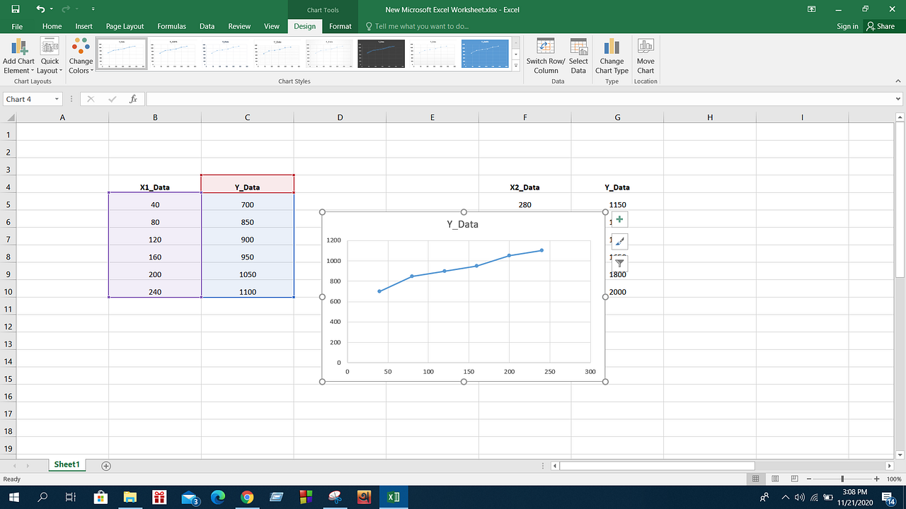 MS Excel : Use multiple X axis in a single Graph | by Kawshik Kumar ...