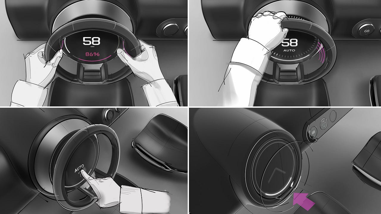 Autonomous driving - Changing the UX of the steering wheel | by Šimon ...
