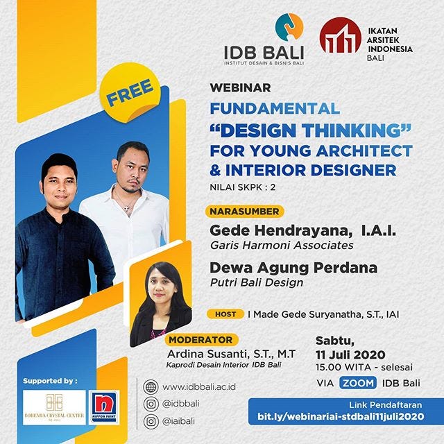 MEMAHAMI DASAR ARSITEKTUR DALAM WEBINAR FUNDAMENTAL “DESIGN THINKING ... MEMAHAMI DASAR ARSITEKTUR DALAM WEBINAR FUNDAMENTAL “DESIGN THINKING ...