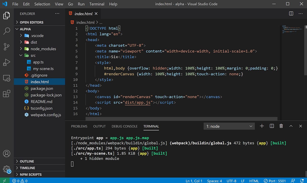 Babylon.js TypeScript Project Setup for the Impatient | by Sean Zhai ...