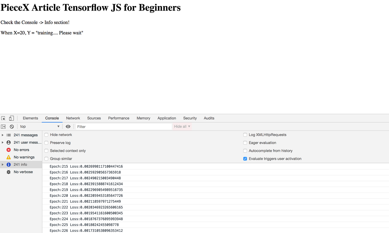 A Beginners Introduction for TensorFlow JS | by LabAI | Analytics Vidhya | Medium