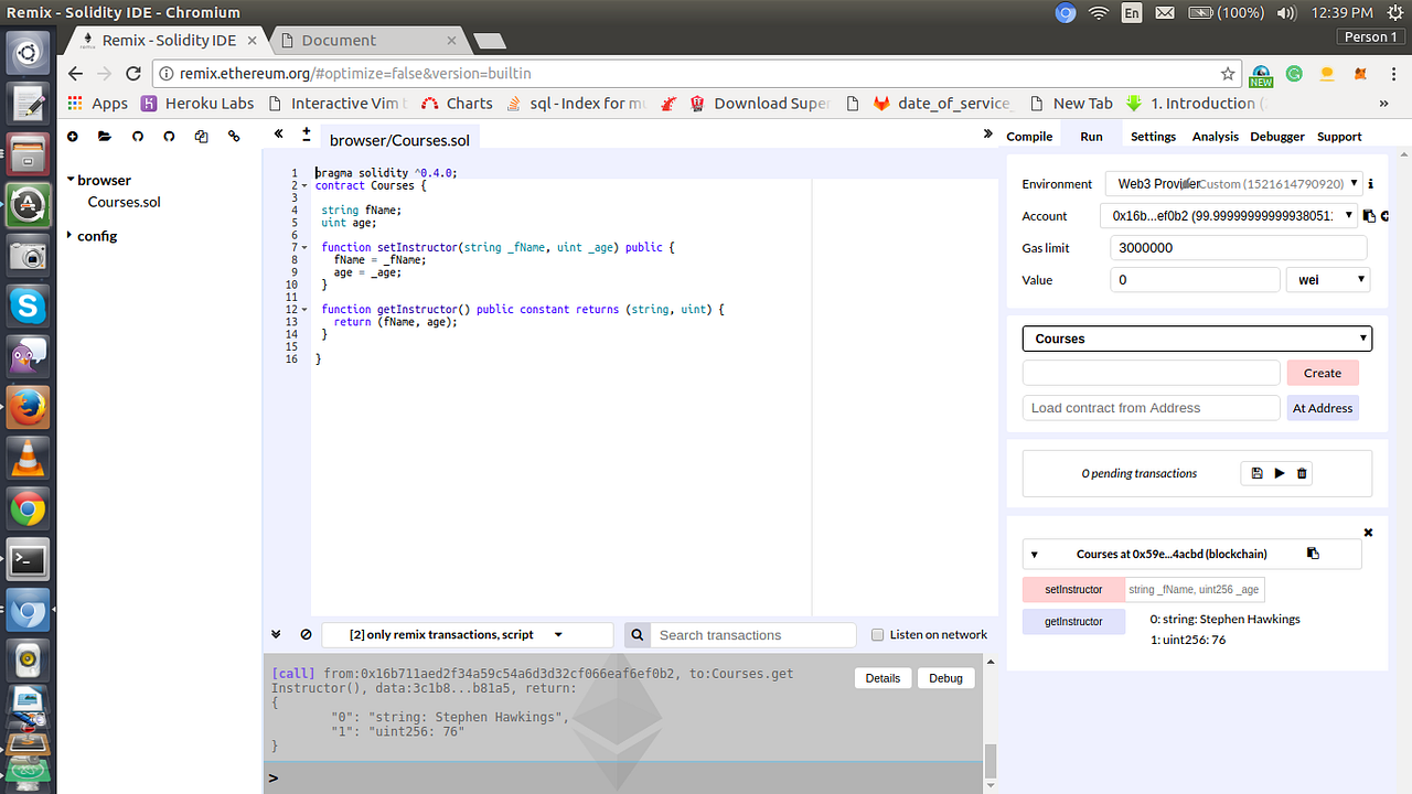 Interacting With Ethereum Smart Contracts Through Web3.js | by Arun Mathew Kurian | Coinmonks ...