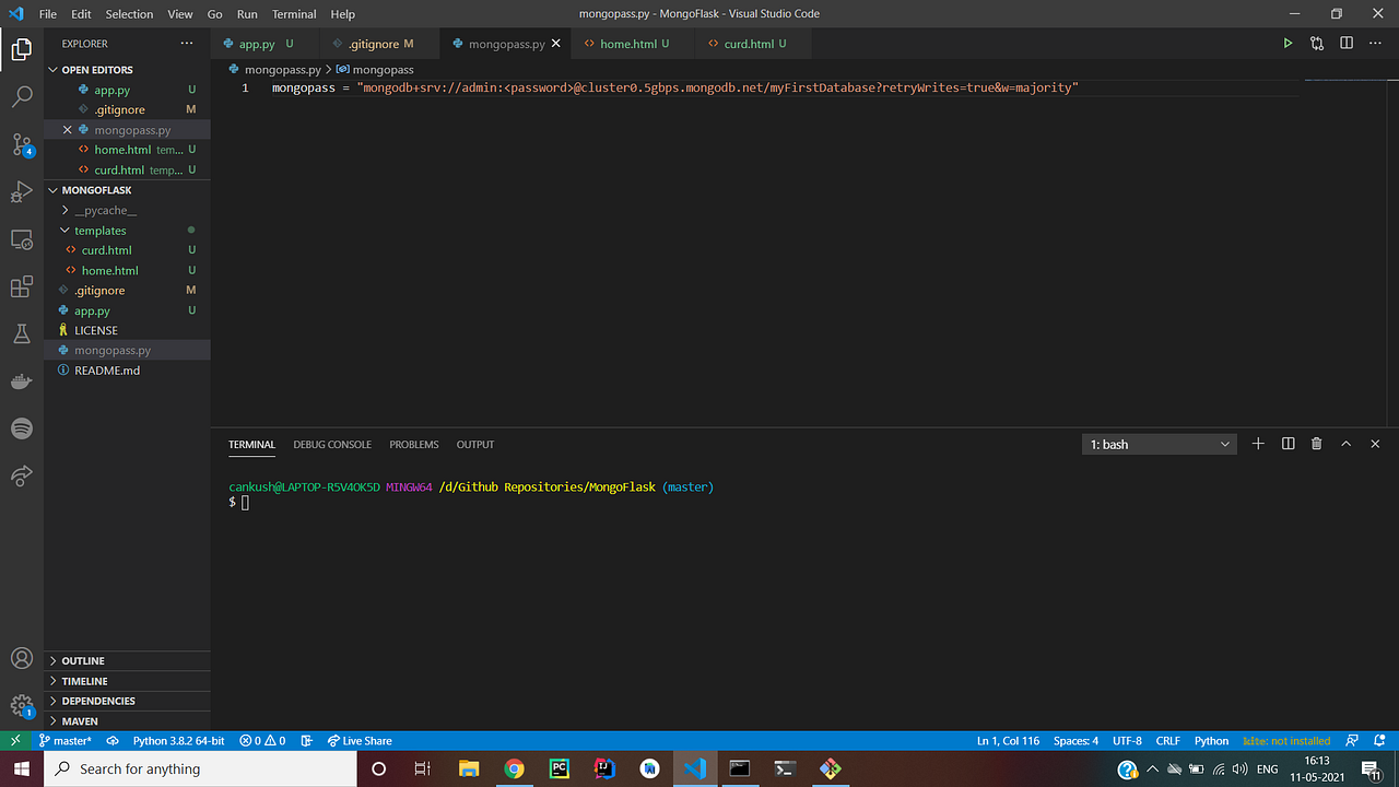Creating Flask Application With MongoDB Database | by Ankush Chavan ...