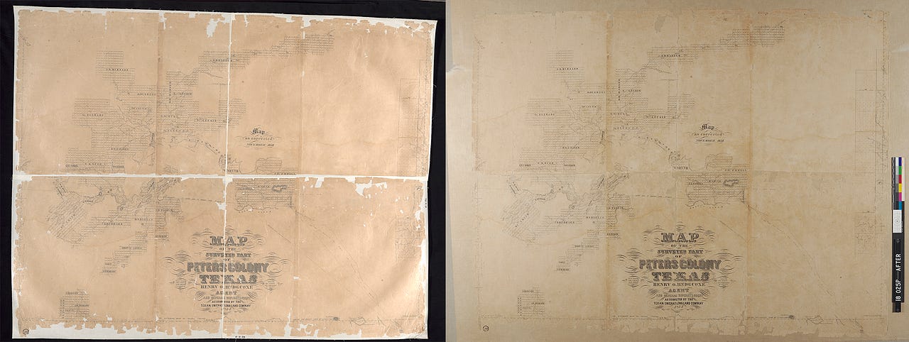 Conservation in Action — Map of the Surveyed Part of Peters Colony ...