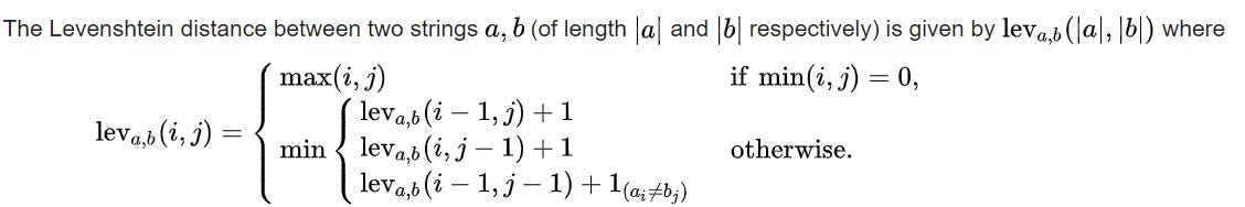 Jaro Winkler vs Levenshtein Distance | Medium