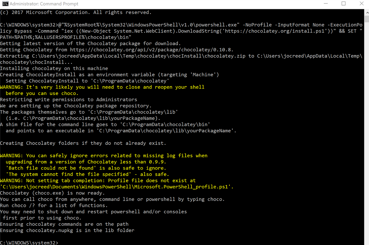 Installing the Chocolatey Package manager for Windows | by Jock Reed ...