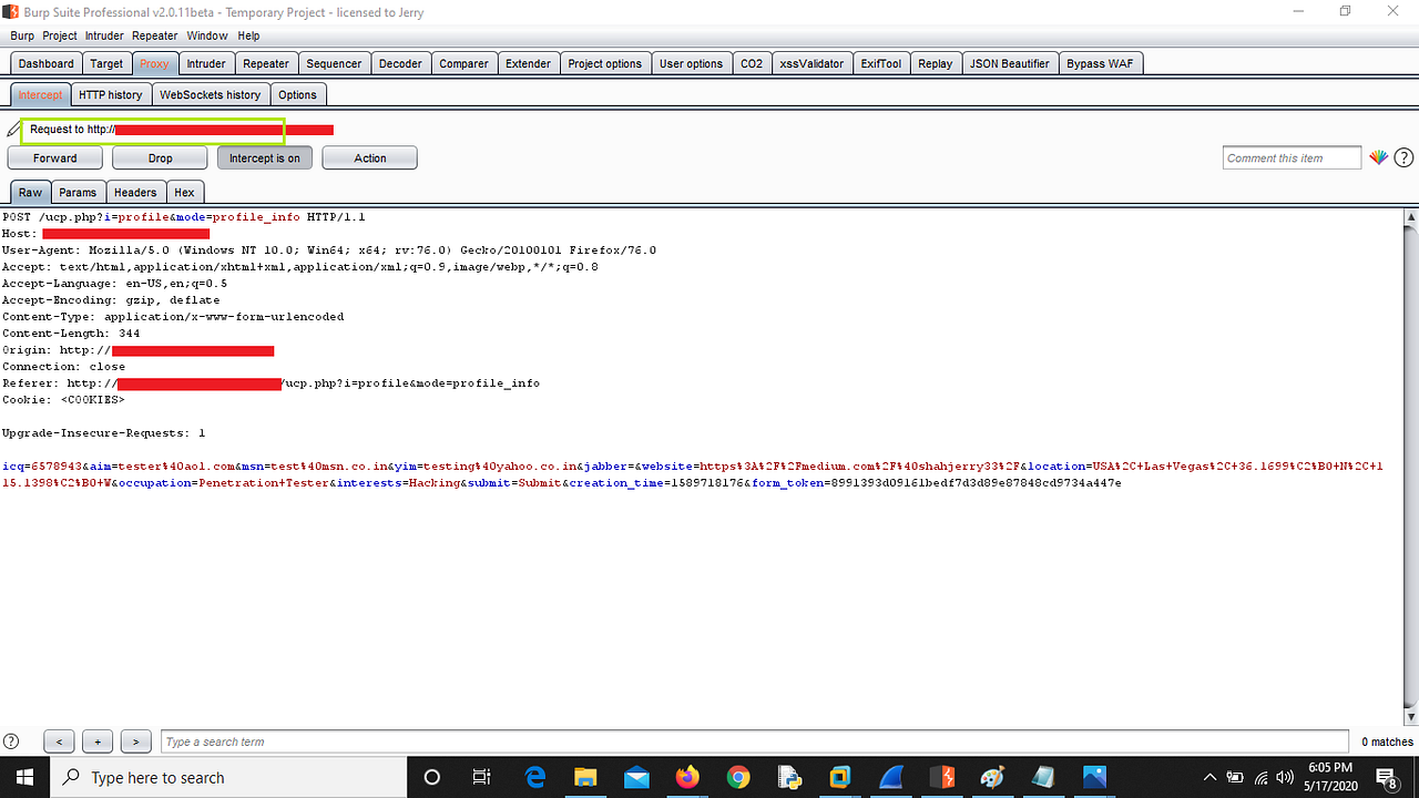 Cleartext Transmission