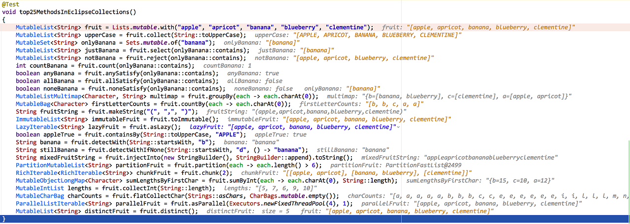 My 25 favorite methods from the Eclipse Collections API | by Donald ...