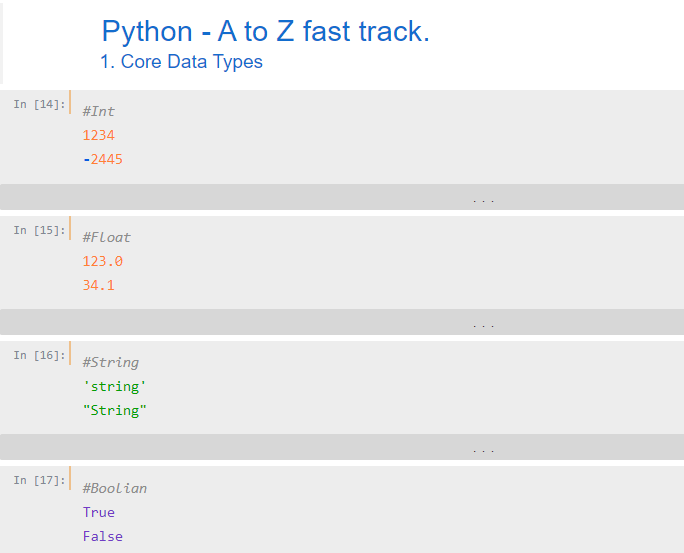 Learn Python -20 Basic Concepts. Python A to Z basics - fast track to ...