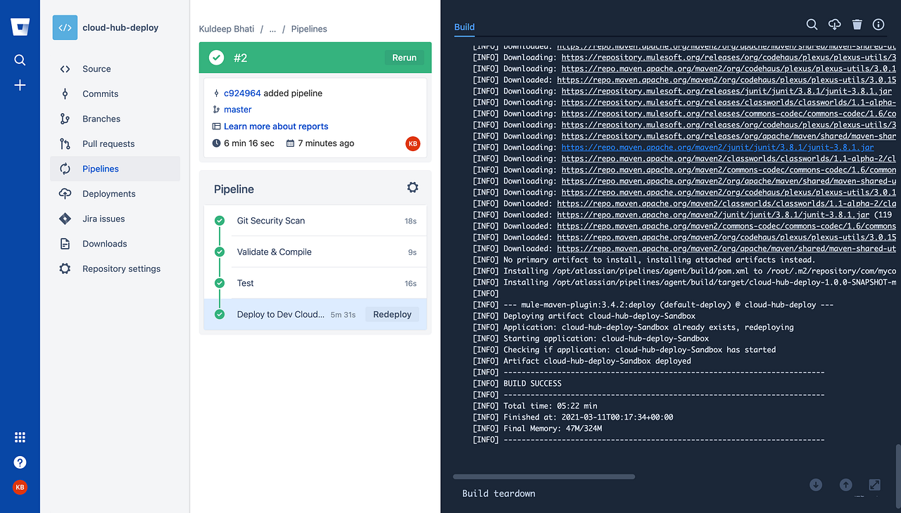 MuleSoft Automate Deployment. Deploy Mule Applications to CloudHub… | by Kuldeep Bhati | apigeek ...