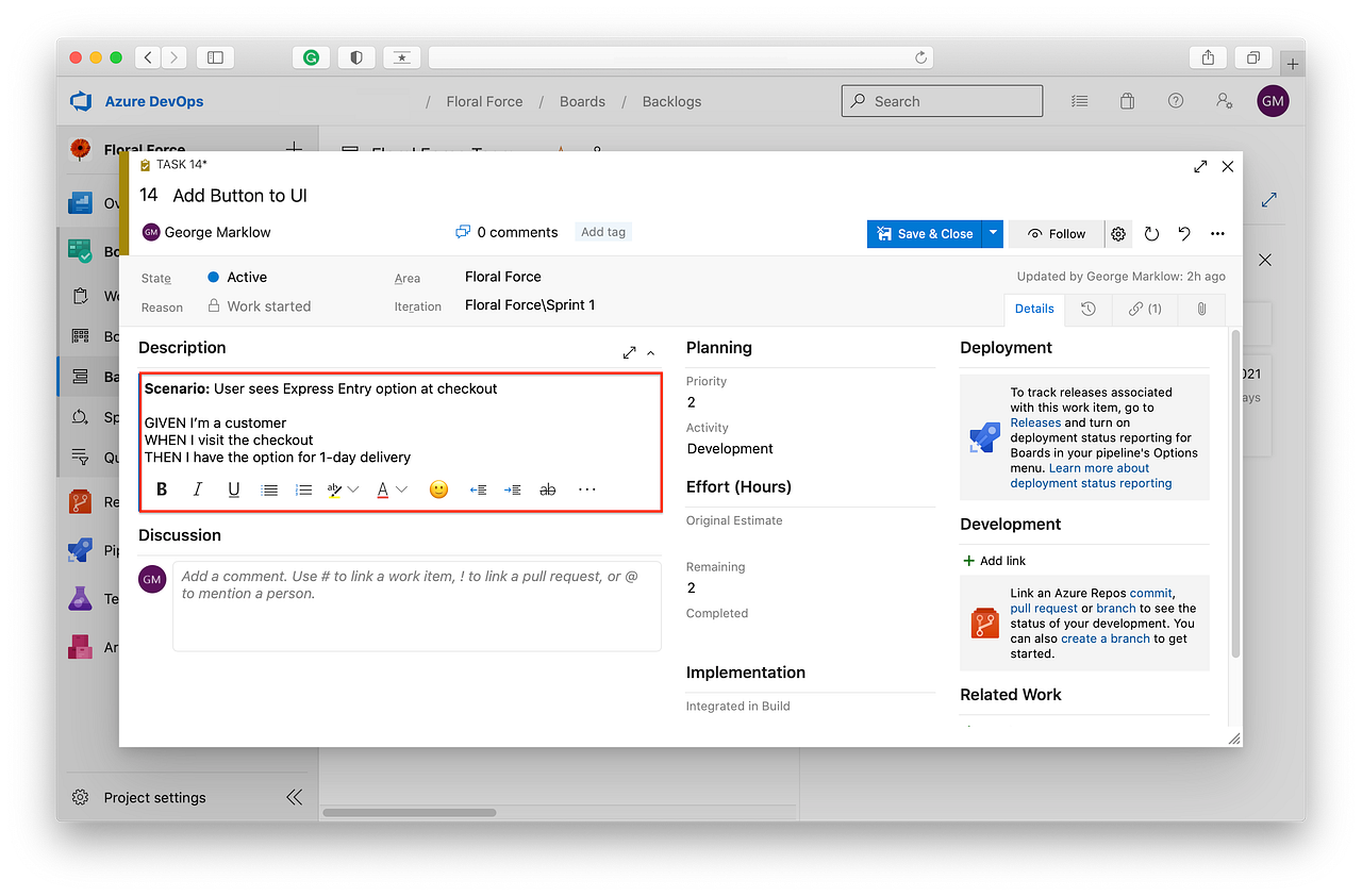 Azure DevOps: Setting up Sprints with Boards | by George Marklow | Geek ...